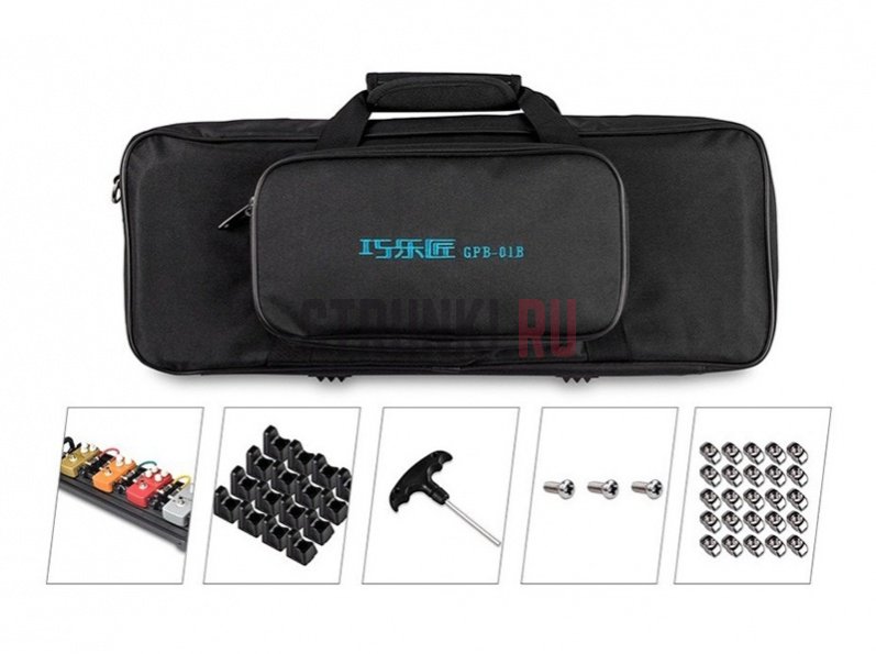 GPB-01B Педалборд на 4 педали с чехлом, Guitto - купить онлайн с доставкой, низкая цена ...