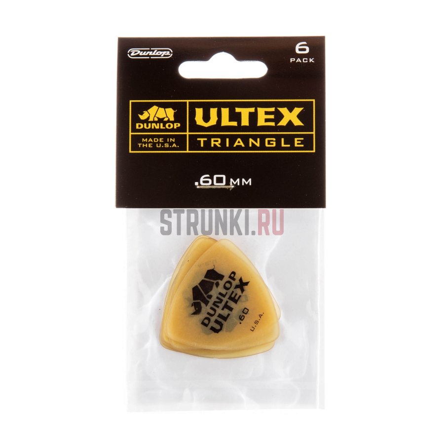 Набор медиаторов Dunlop 426P.60 ULTEX Triangle, 0.60 мм, упаковка 6 шт ...