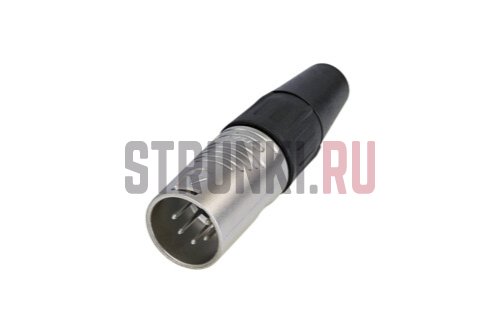 Разъем на кабель XLR male, Rean RC5M, прямой - купить онлайн с ...